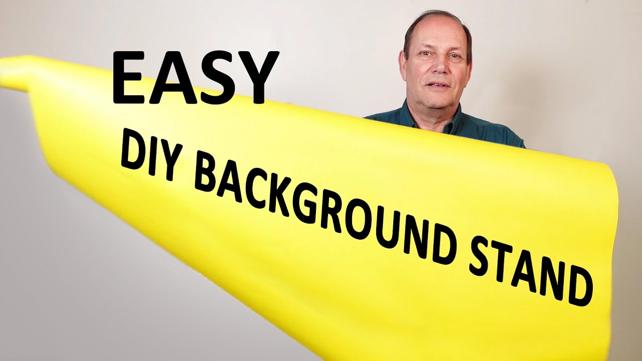 DIY Photography Backdrop Stand Made Easy - YouTube