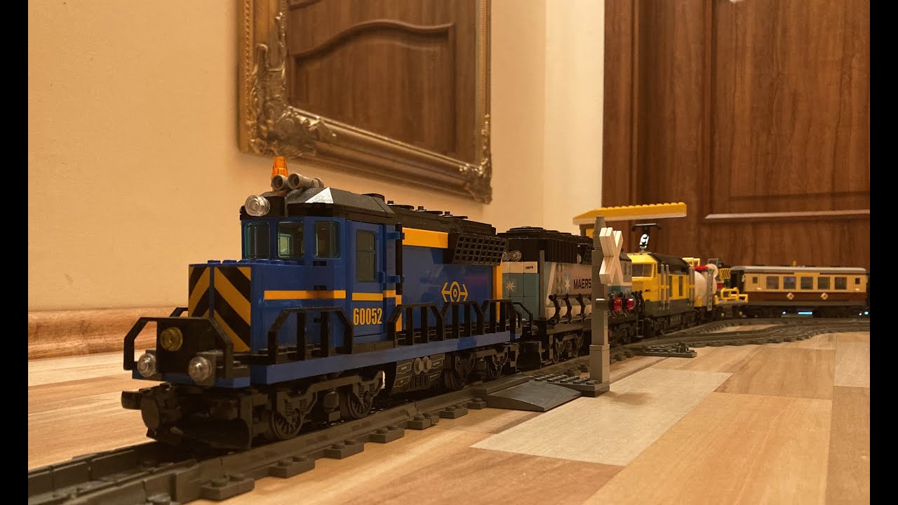 LEGO train whistles and horns - YouTube