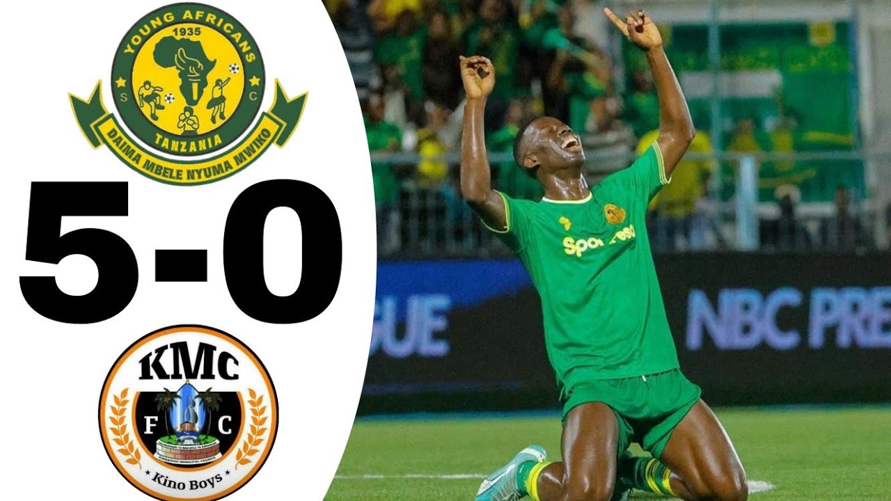 Tazama Magoli yote leo Yanga SC vs KMC FC 5-0 Ligi kuu Tanzania NBC ...