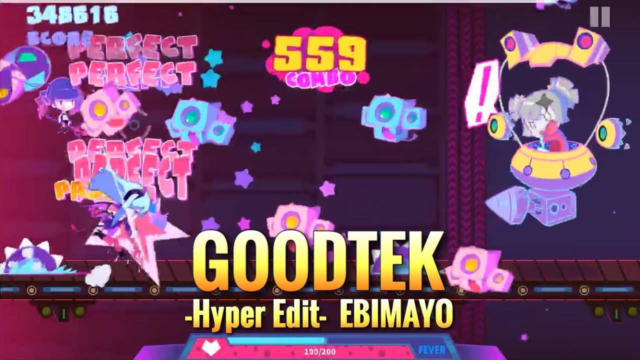 【Muse Dash】GOODTEK (Hyper Edit) [達人★9] 99.48% FC - YouTube