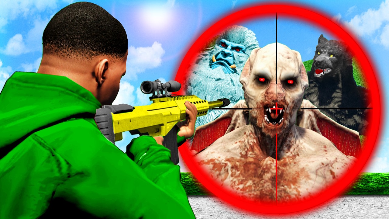 GTA 5 - Ich JAGE den VAMPIR, WERWOLF & YETI!🧛🐺 ️ - YouTube