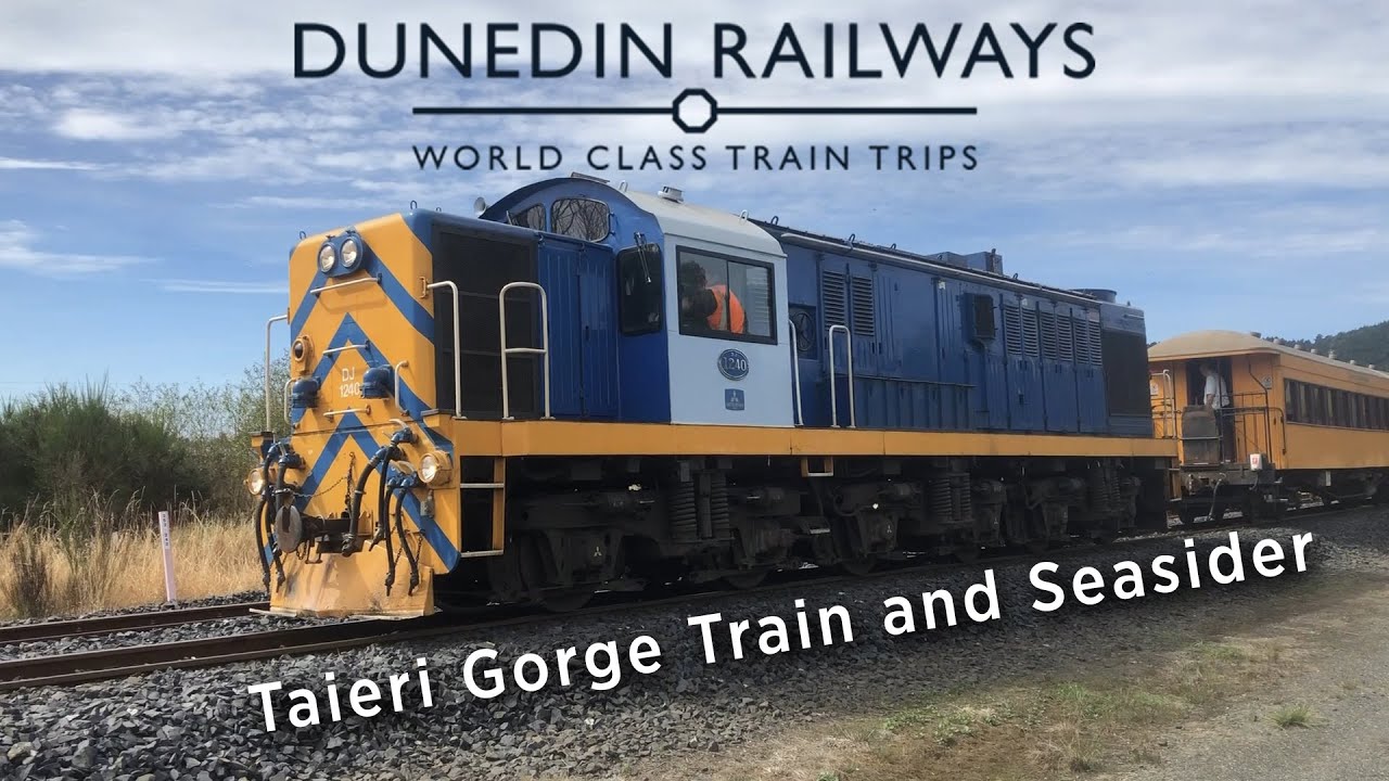 Dunedin Railways Taieri Gorge and Seasider Trains - YouTube