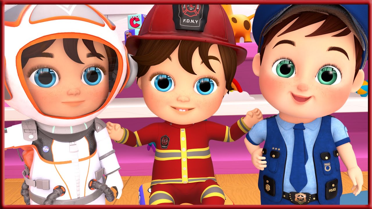 Jobs Song -Nursery Rhymes With Lyrics | Kids Songs | Cartoon Animation ...