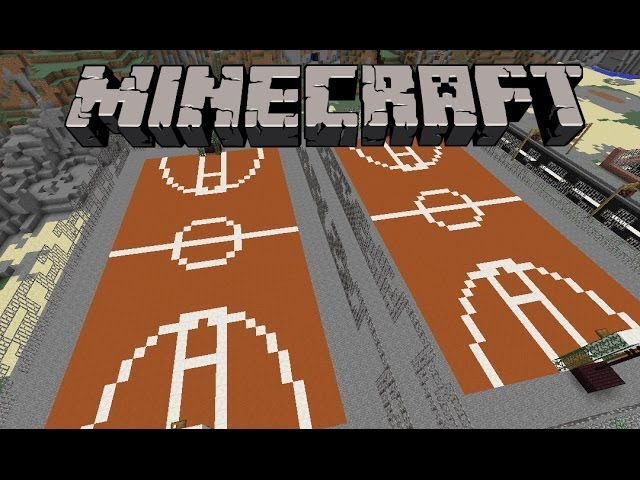 Outdoor Basketball Court Minecraft