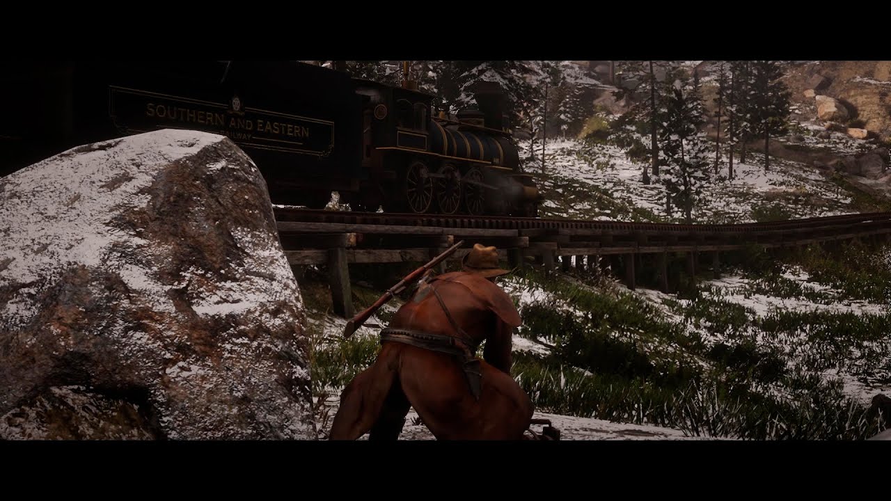 Red Dead Redemption II Train Robbery - YouTube