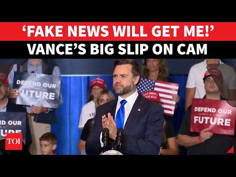 ‘FART LEFT, NOT FAR-LEFT’: JD Vance’s Awkward Mid-Speech Gaffe On Cam; Then Pivots To Media Ban
