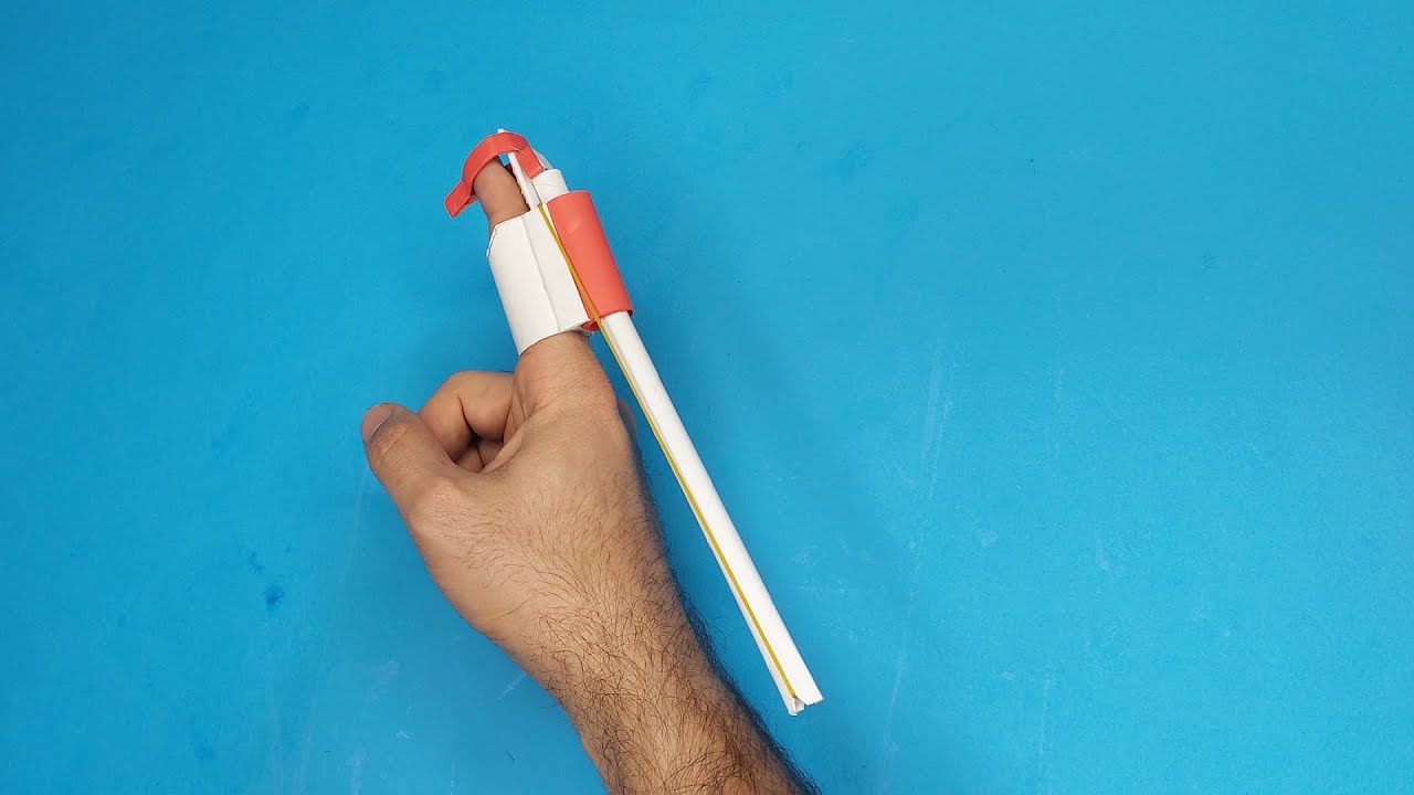 Paper Mini Gun | How to make a Paper Finger Gun | Diy mini Gun - YouTube