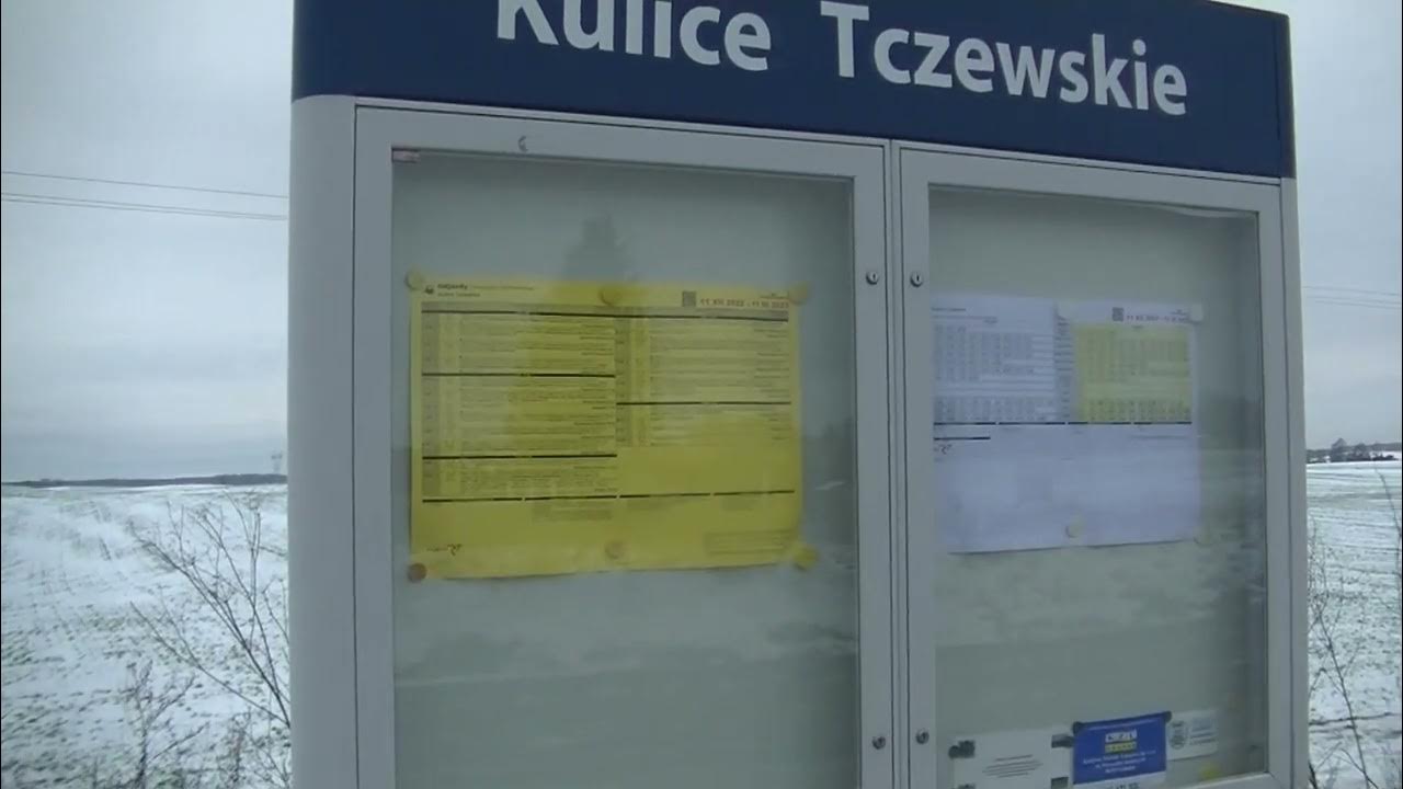 Prezentacja Przystanku Osobowego Kulice Tczewskie. Luty 2023 - YouTube