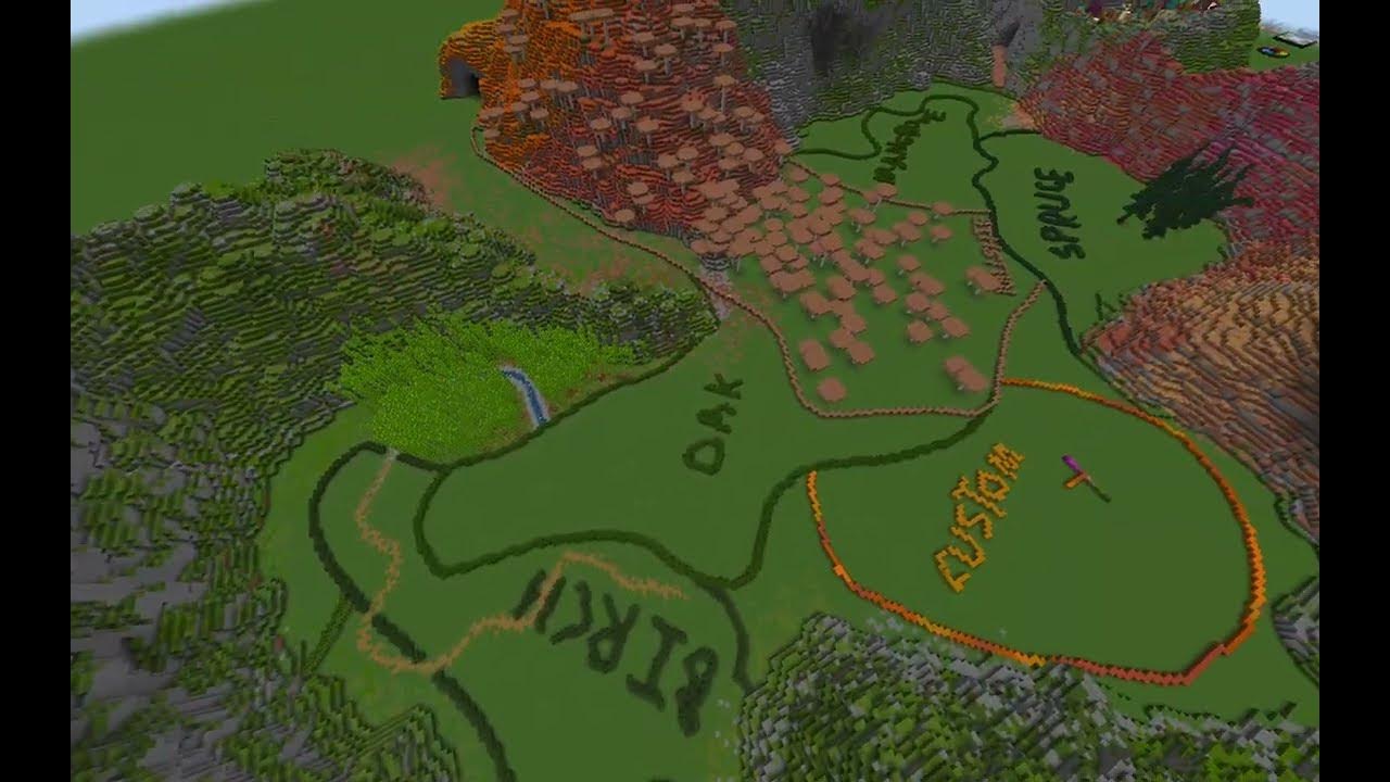 First Minecraft Build Section Complete! - YouTube