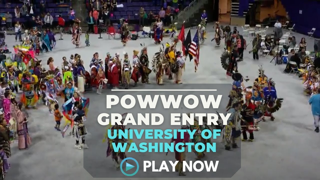 Grand Entry - University of Washington Spring Powwow 2016 - YouTube