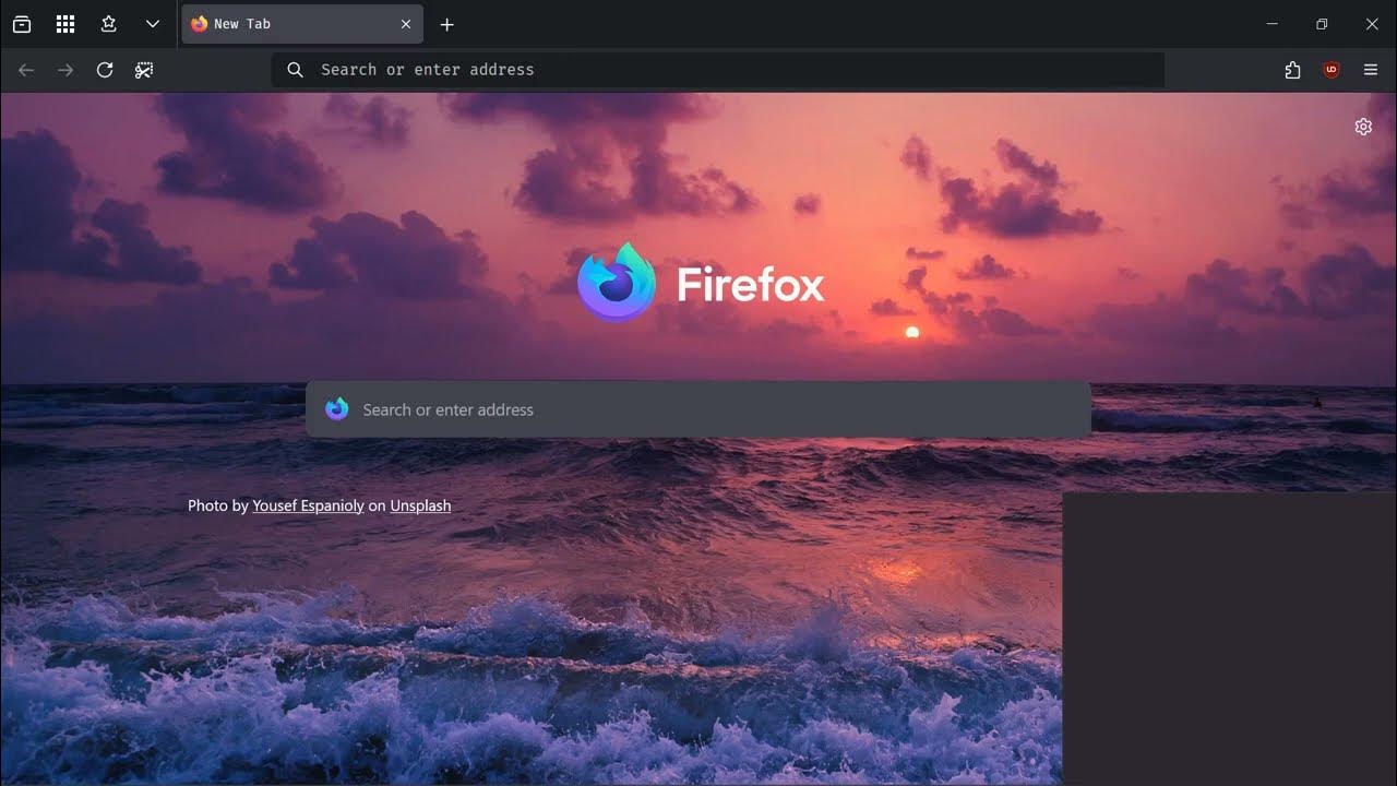 How to enable Firefox new tab wallpapers (no userChrome.css) - YouTube