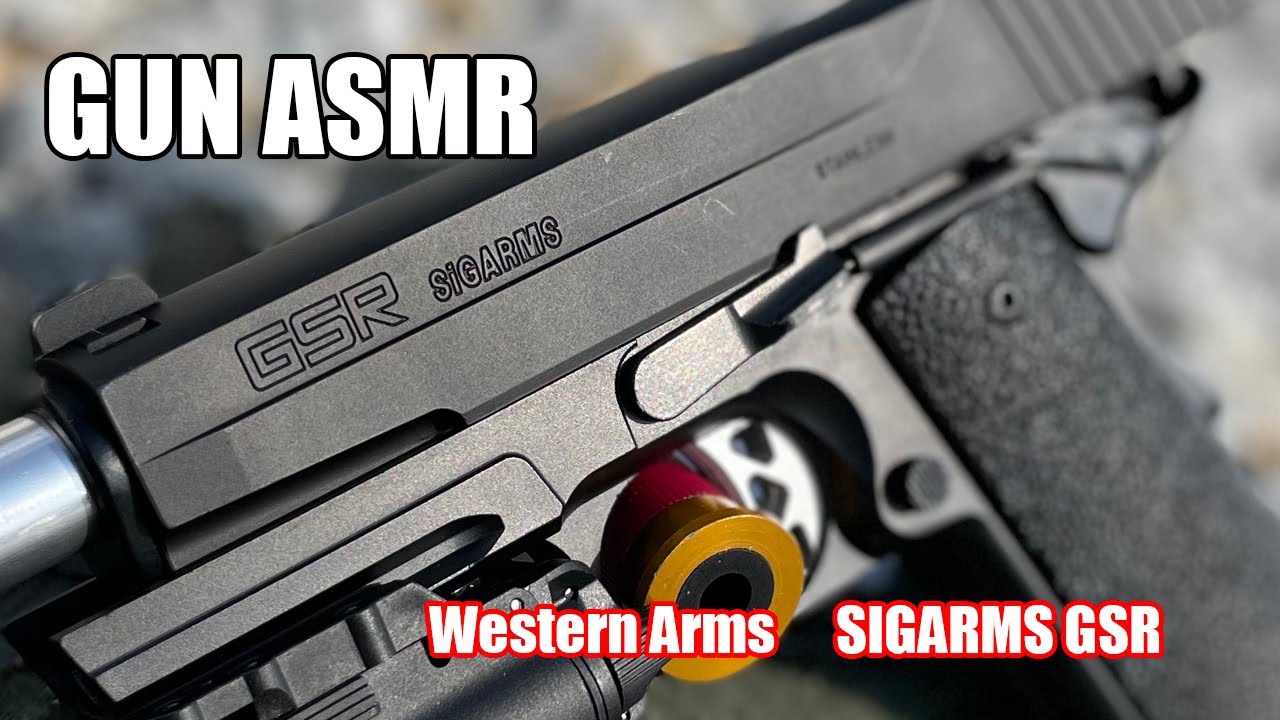 【ASMR】WA SIGARMS GSR gunsounds 銃声 - YouTube