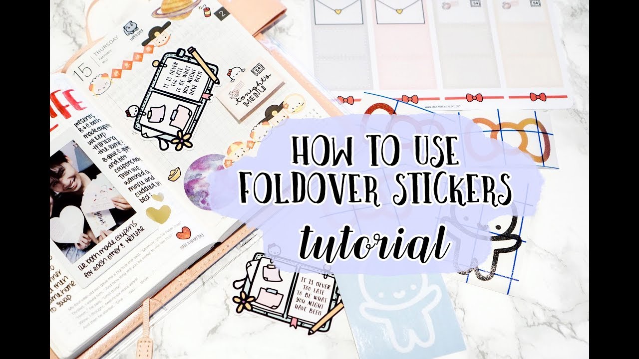 How To - Short Tutorial on Using our Foldover Envelope Stickers! - YouTube