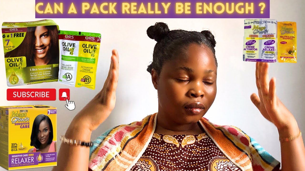 How I Relax My long Hair Using Only One Relaxer Pack + Will it be ...