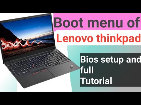 How to enter the boot Menu of Lenovo Thinkpad laptops | Bios/Boot Menu ...
