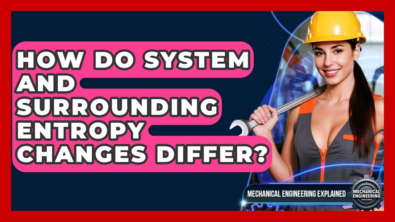 How Do System And Surrounding Entropy Changes Differ? - Mechanical ...