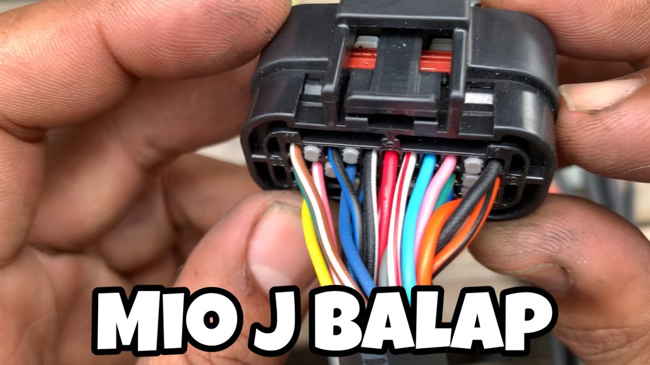 Pin koneksi ECU Mio j balap • kabel Body injeksi - YouTube