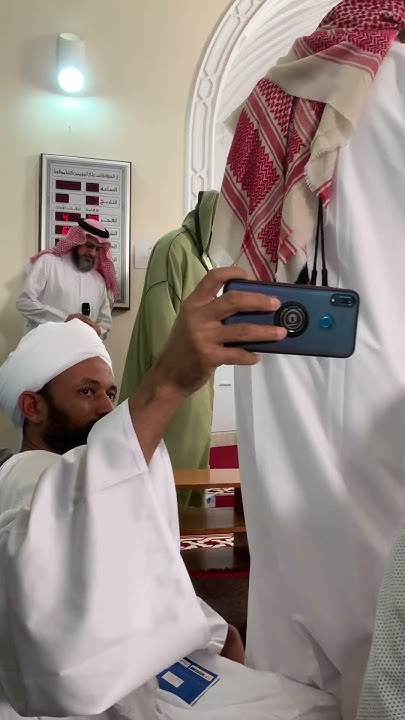 لحظة دخول العلامة سعيد الكملي حفظه الله إلى المسجد لإلقاء الدرس، هيبة العلماء عجيبة سبحان الله