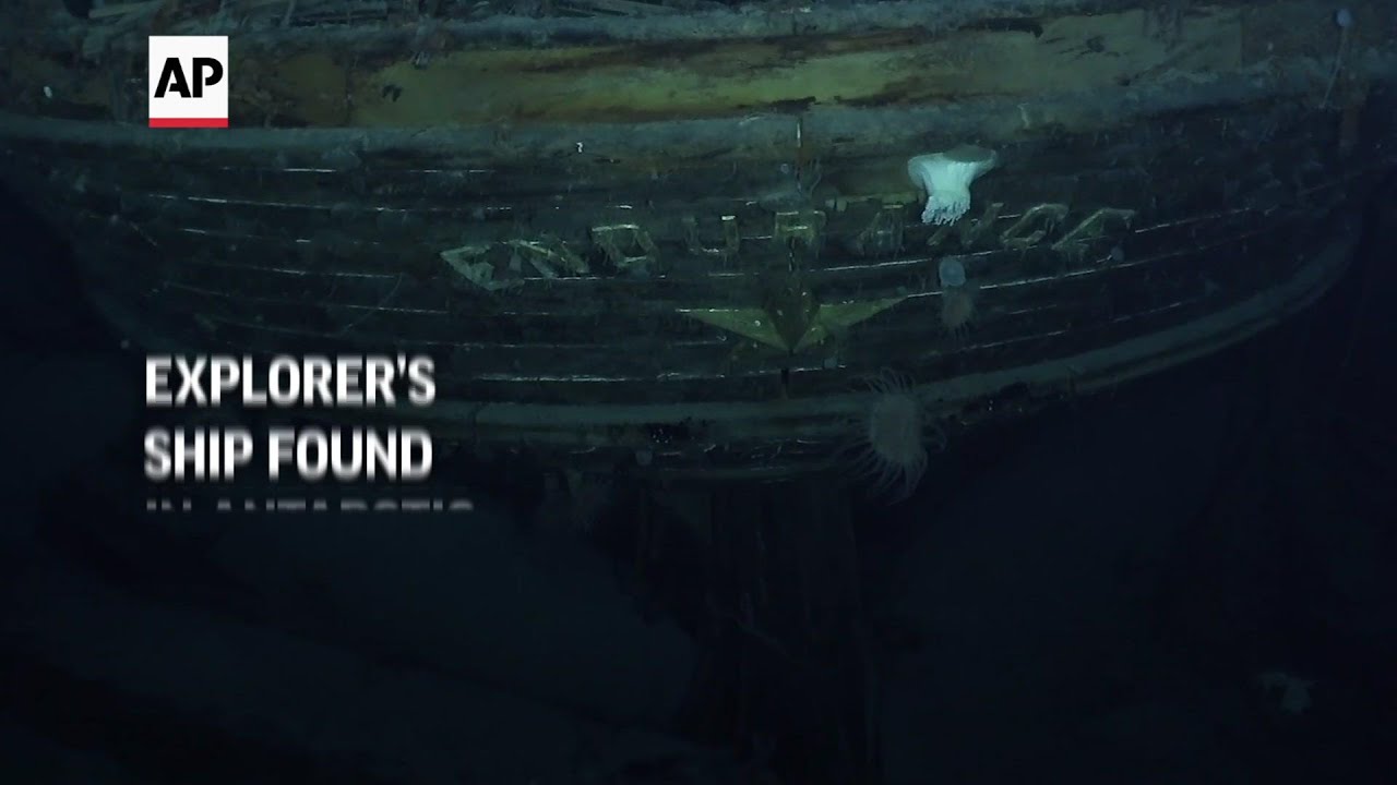 Explorer's ship found in Antarctic - YouTube