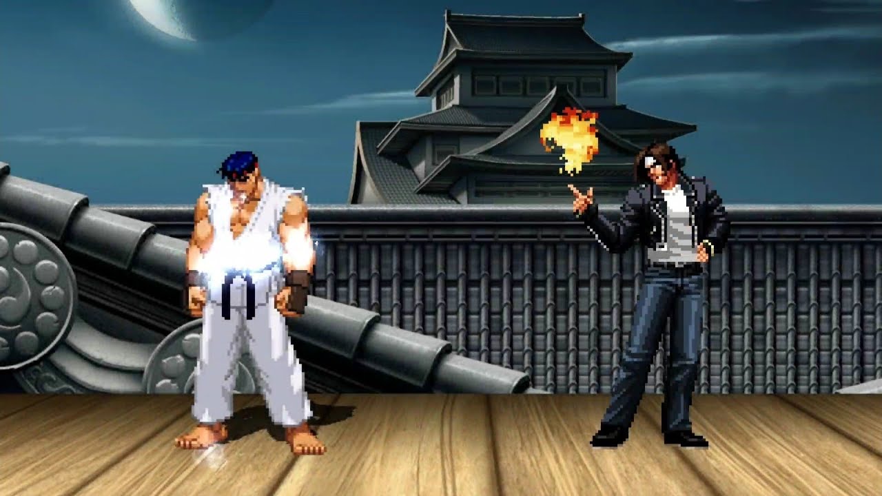 ICE RYU vs FIRE KYO KUSANAGI - Highest Level Incredible Epic Fight ...