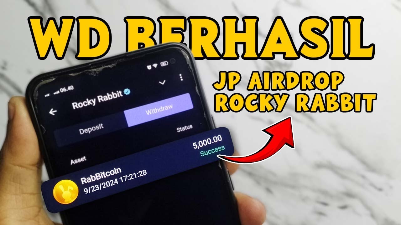 [ALHAMDULILLAH] JP Rocky Rabbit Airdrop Withdrawal | BKD tutorials - YouTube