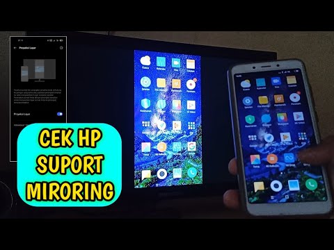 Cara cek hp Proyeksi Layar ATAU SCREN MIRRORING - YouTube