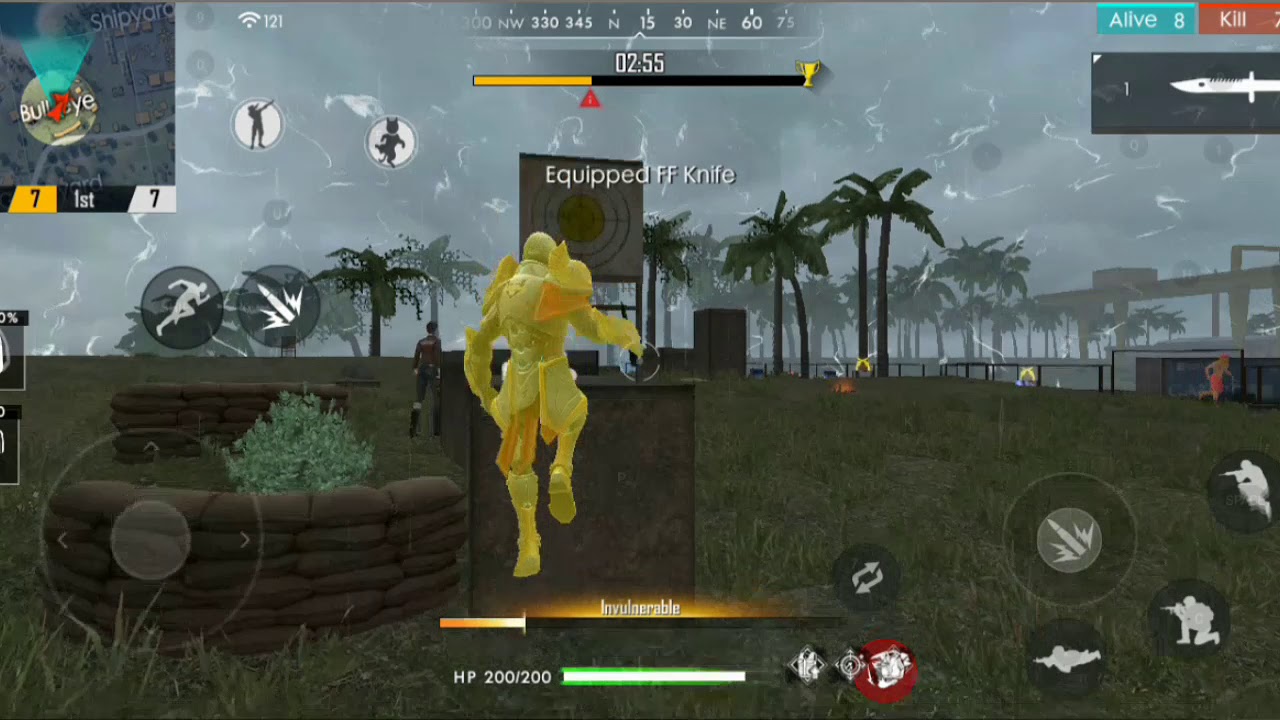 free fire cold steel mode gameplay and booyahh - YouTube