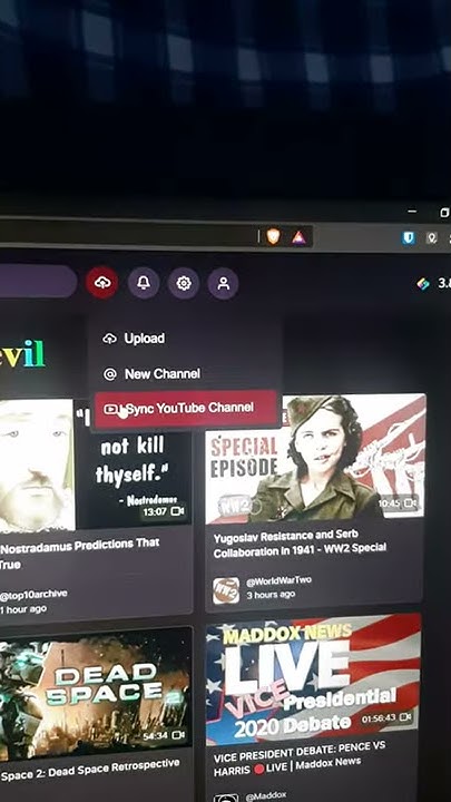 (Webcam) How to Sync multiple YouTube channel to Odysee (inspired style ...