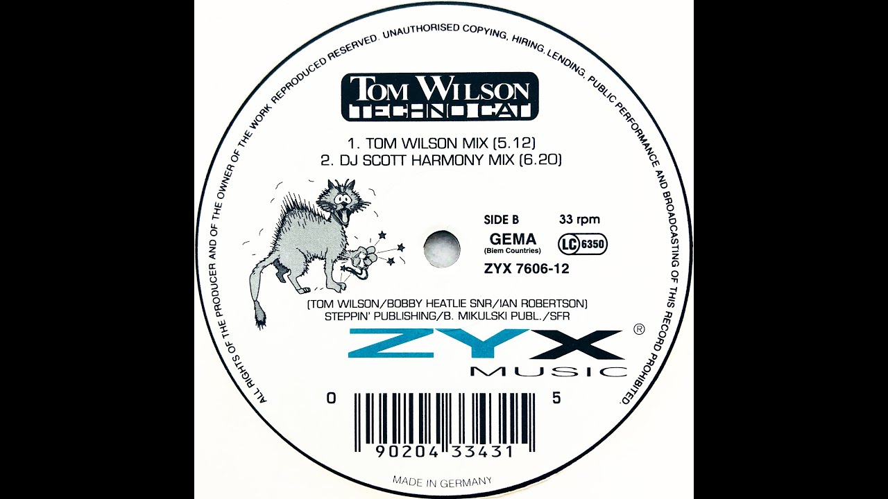 Tom Wilson • Techno Cat (Tom Wilson Mix) (1994) - YouTube