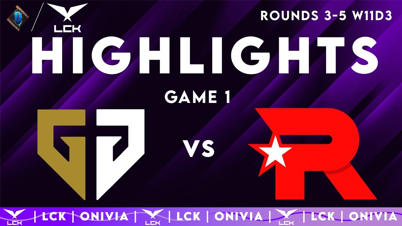 GEN vs KT Highlights Game 1 LCK 2025 Gen.G vs KT Rolster by Onivia - YouTube