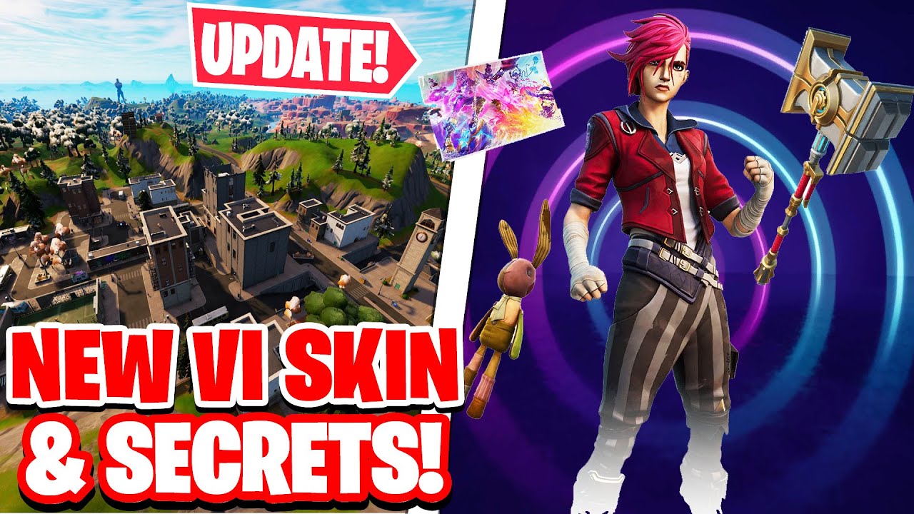 Every SECRET In Today's 19.10 UPDATE! (VI Skin, Tilted Returns, MK7 ...