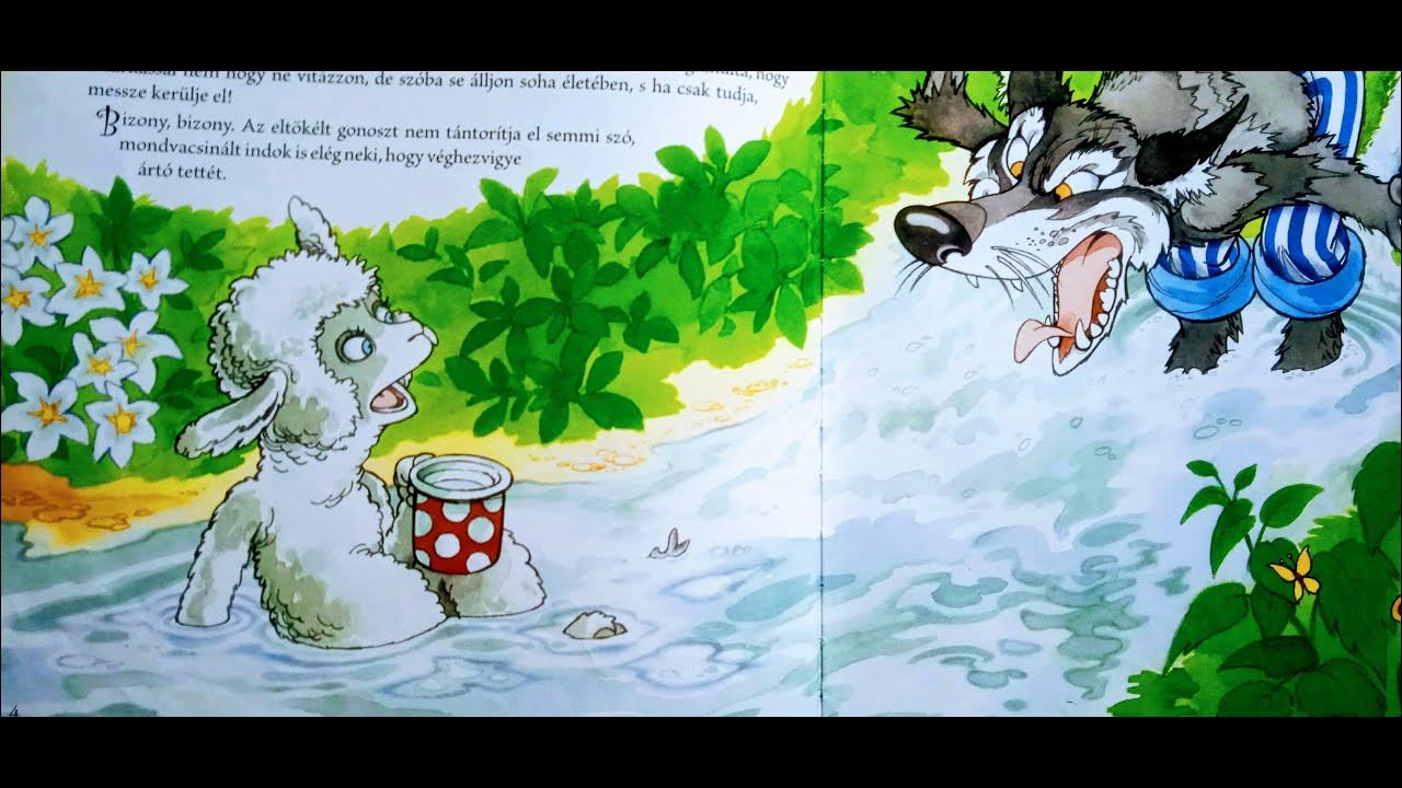 A bárány és a farkas.🐑..hangos mesekönyv - YouTube