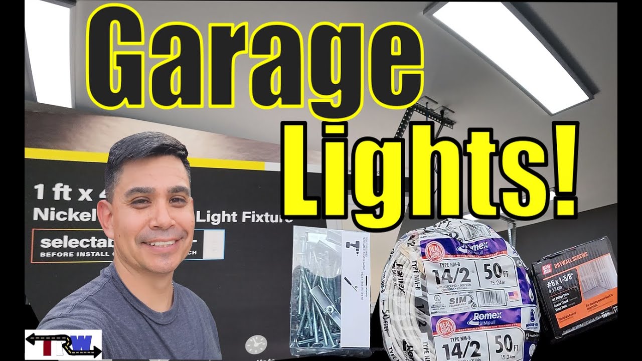 The ULTIMATE Garage Shop Lights Installation Guide (DIY) - YouTube