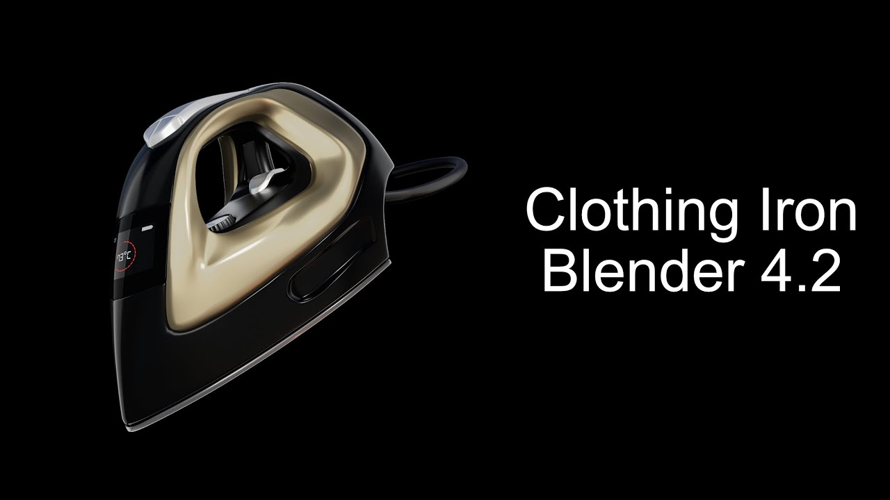 Making of Clothing Iron in Blender 4.2 - Part 2 - YouTube