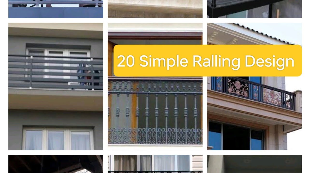Simple Ralling Designs. | 20 Simple Ralling Design #trending - YouTube