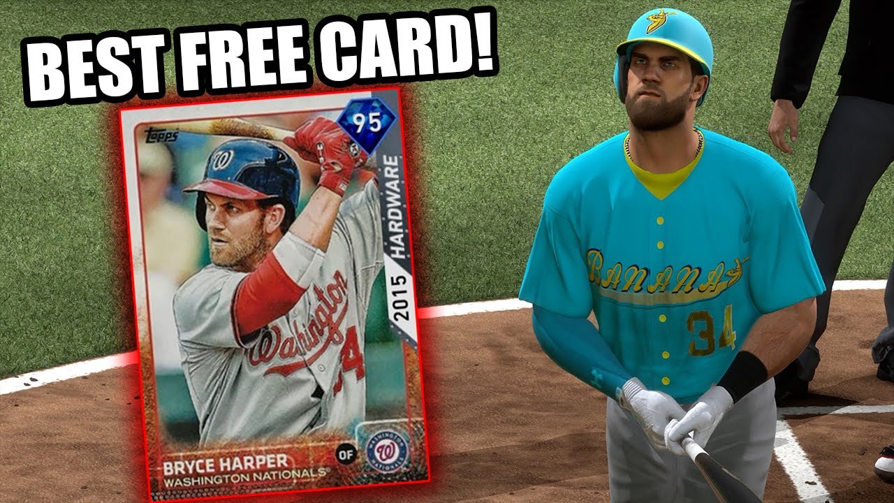 BEST FREE CARD! 95 Bryce Harper Debut! - MLB The Show 19 Diamond ...