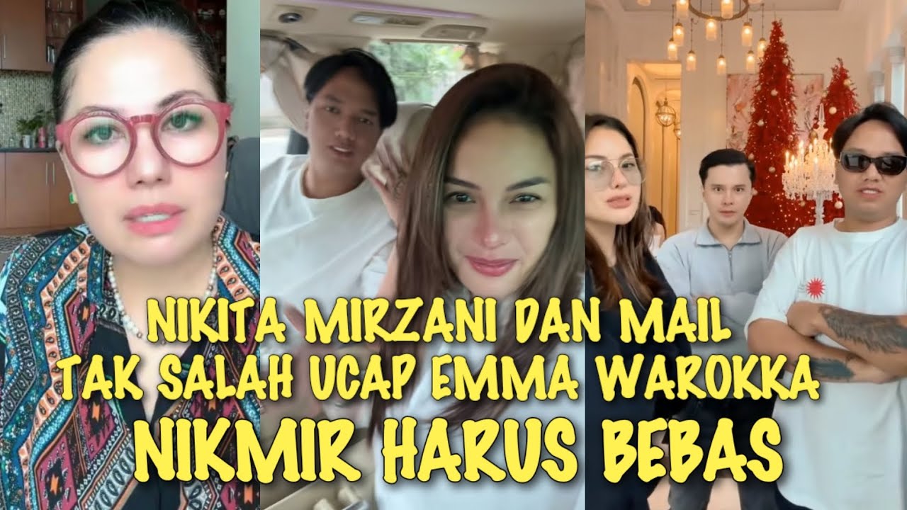 GEGER!! NIKITA MIRZANI DAN MAIL WAJIB DIBELA EMMA WAROKKA PASTIKAN ...