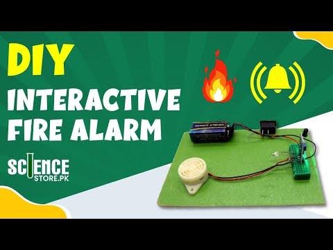Interactive Fire Alarm Working Model ScienceStore.pk - YouTube