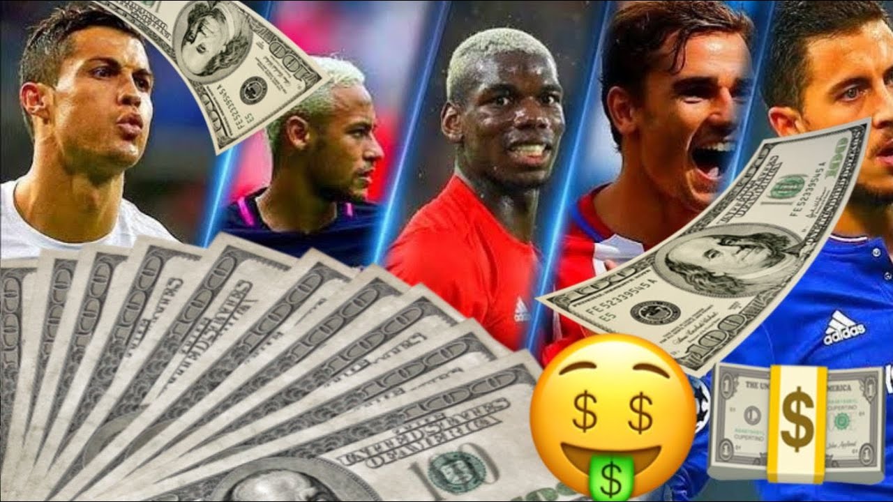 the top 10 most expensive football transfers in history - YouTube