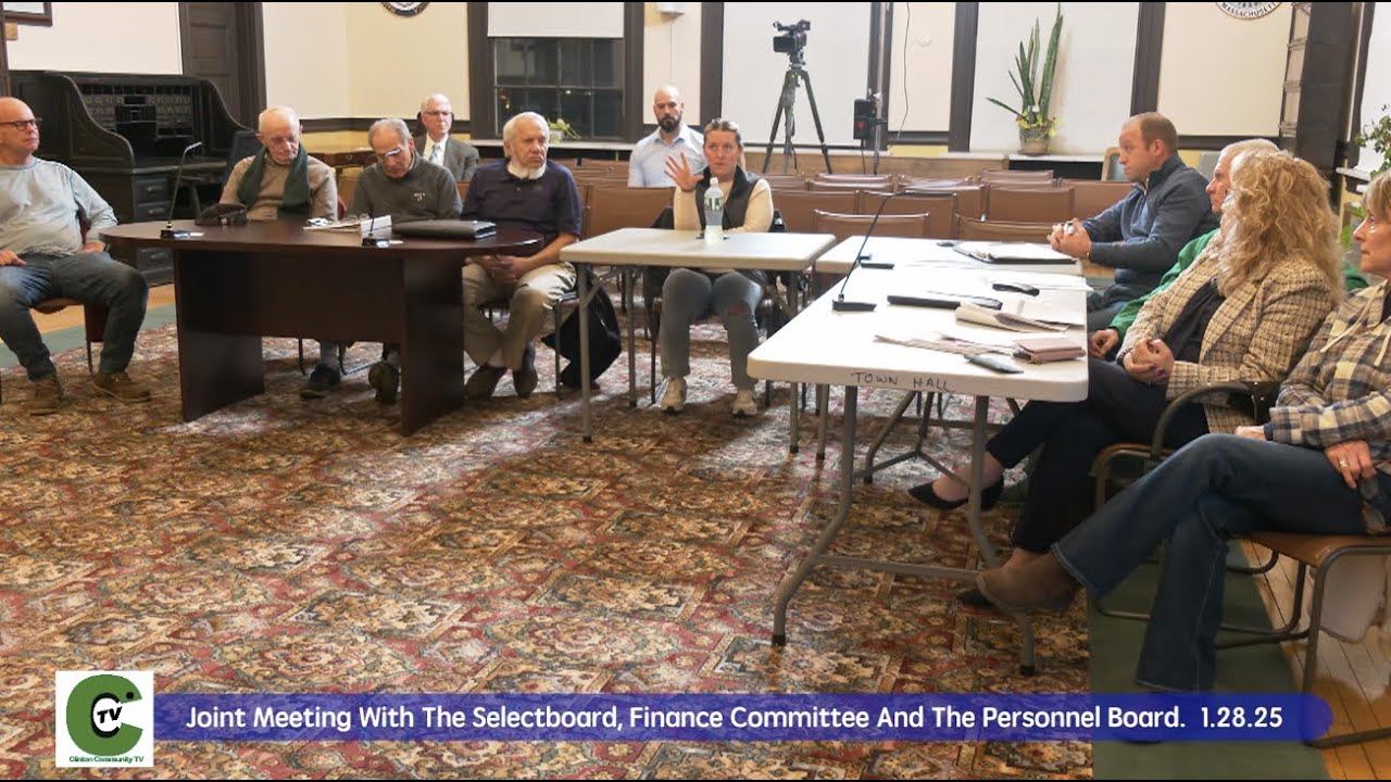 Joint Meeting With The Selectboard, Finance Committee and The Personnel ...