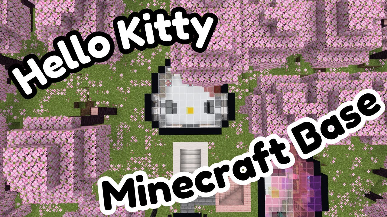 Sanrio Bases Hello Kitty Minecraft Bedrock - YouTube
