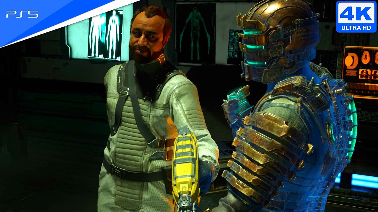 Isaac/Dr. Mercer Interaction - Dead Space Remake PS5 (4K60FPS) | Next ...