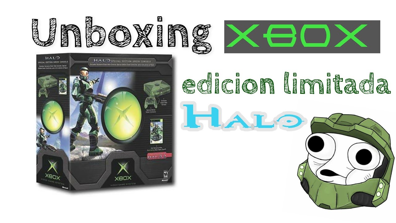 Unboxing XBOX original edición Halo Translucent Green - YouTube