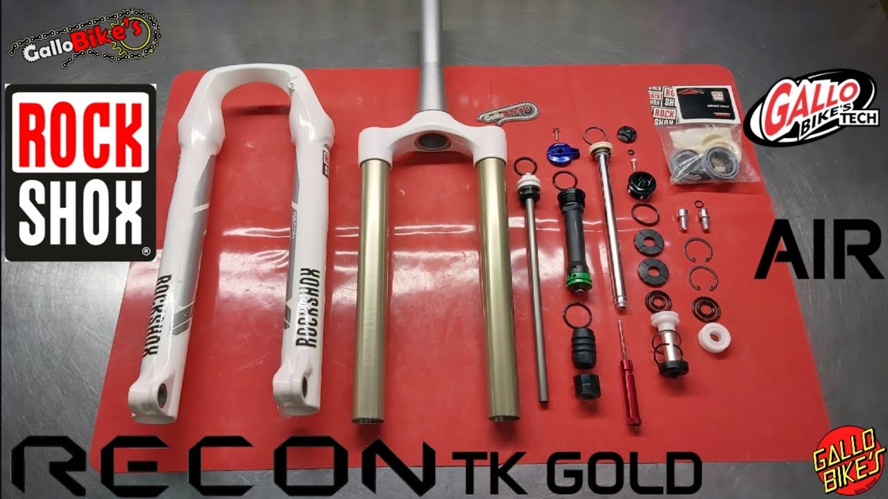 Rockshox RECON TK GOLD Servicio Suspensión BICI MTB Mantenimiento ...