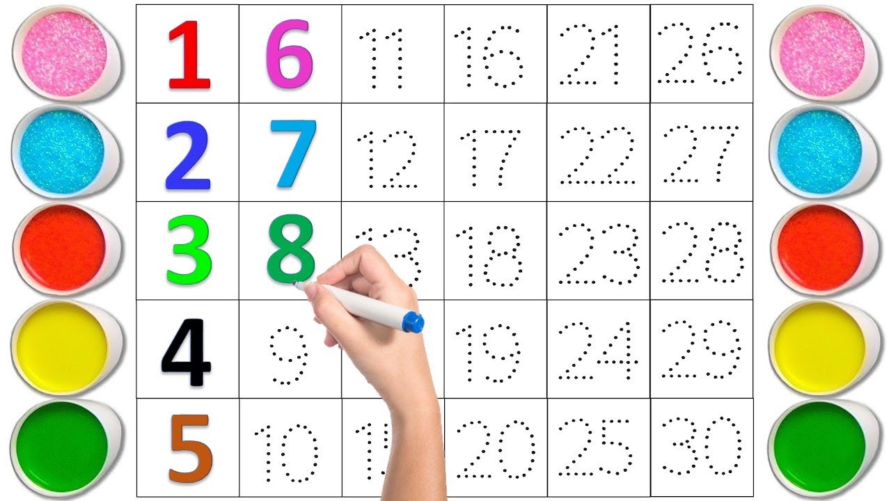 1 se 30 tak ginti, Learn counting 1 to 30, 123 Number Counting, 1 To 30 ...