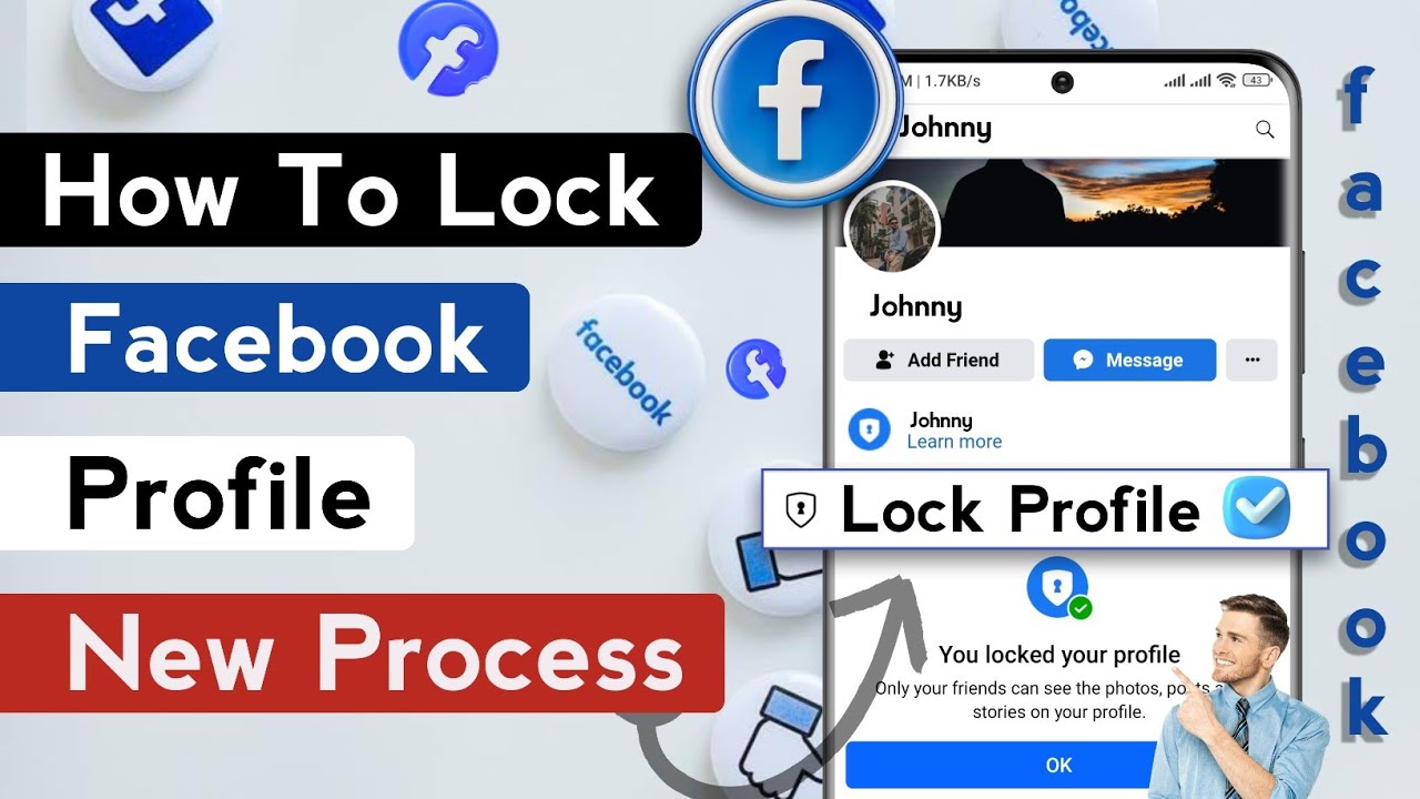 How to lock Facebook Profile (2024) if don't find lock option Facebook ...