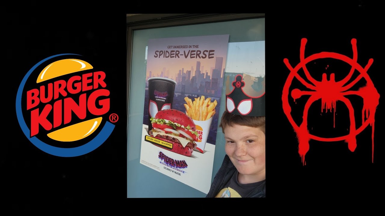 Trying The Spider-Verse Burger From Burger King! - YouTube
