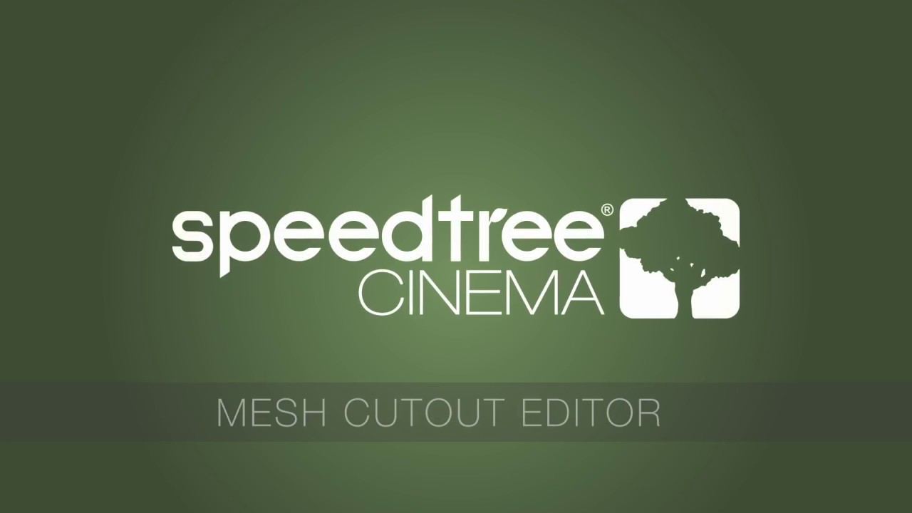 SpeedTree Cinema 8: Leaf Mesh Cutout Tool - YouTube