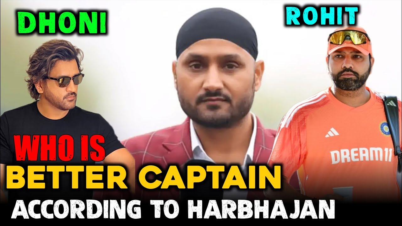 Best Captain of India according to Harbhajan Singh - YouTube