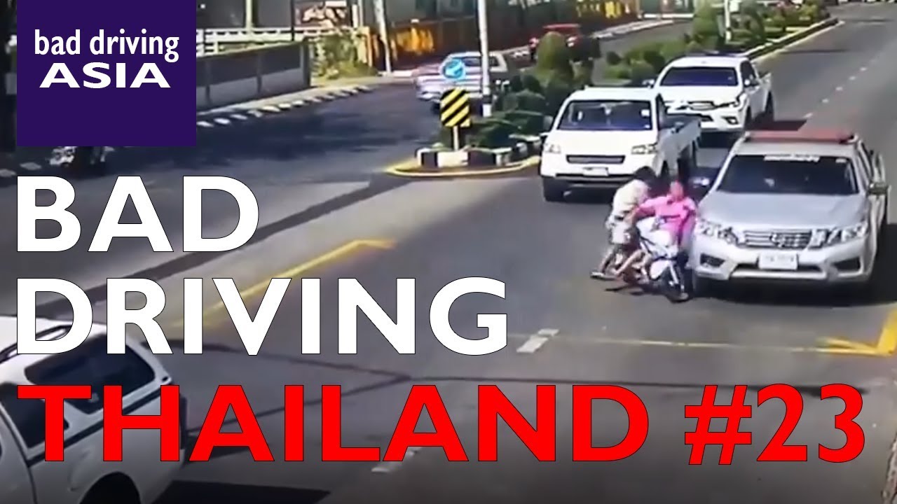 Bad Driving Thailand #23 - crash compilation - YouTube